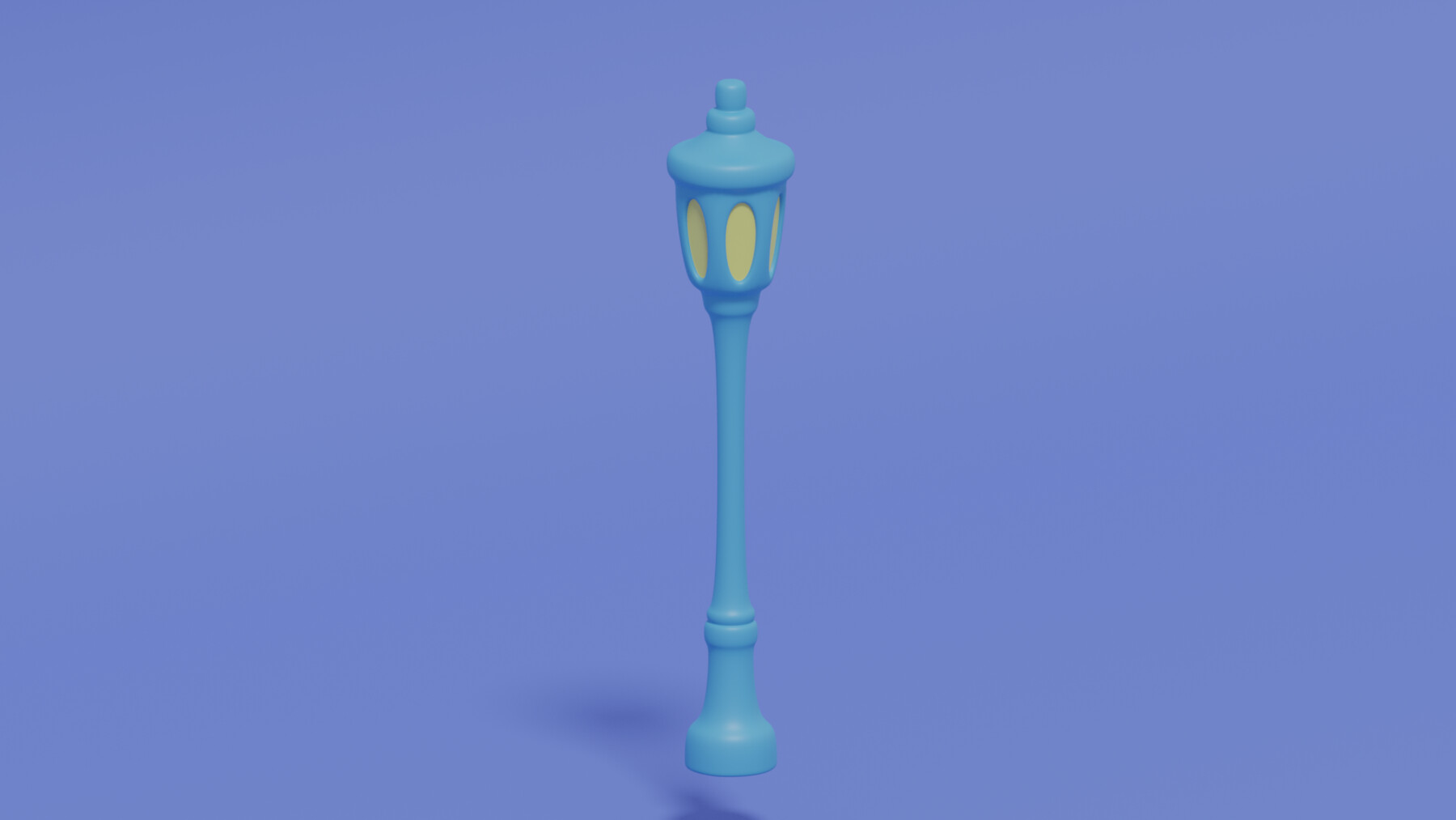ArtStation - Cartoon Cute Street Light 3d model | Resources