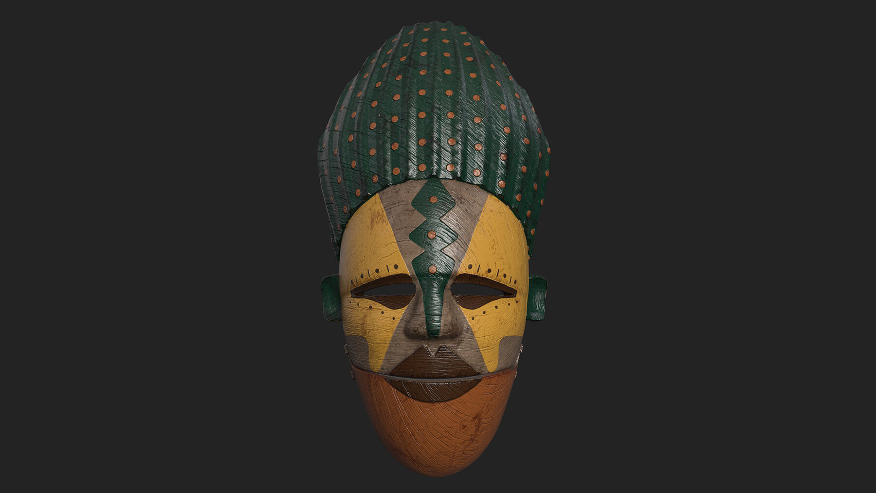 ArtStation - 5 African Masks (Highpoly and Lowpoly) Vol. 01 | Game Assets