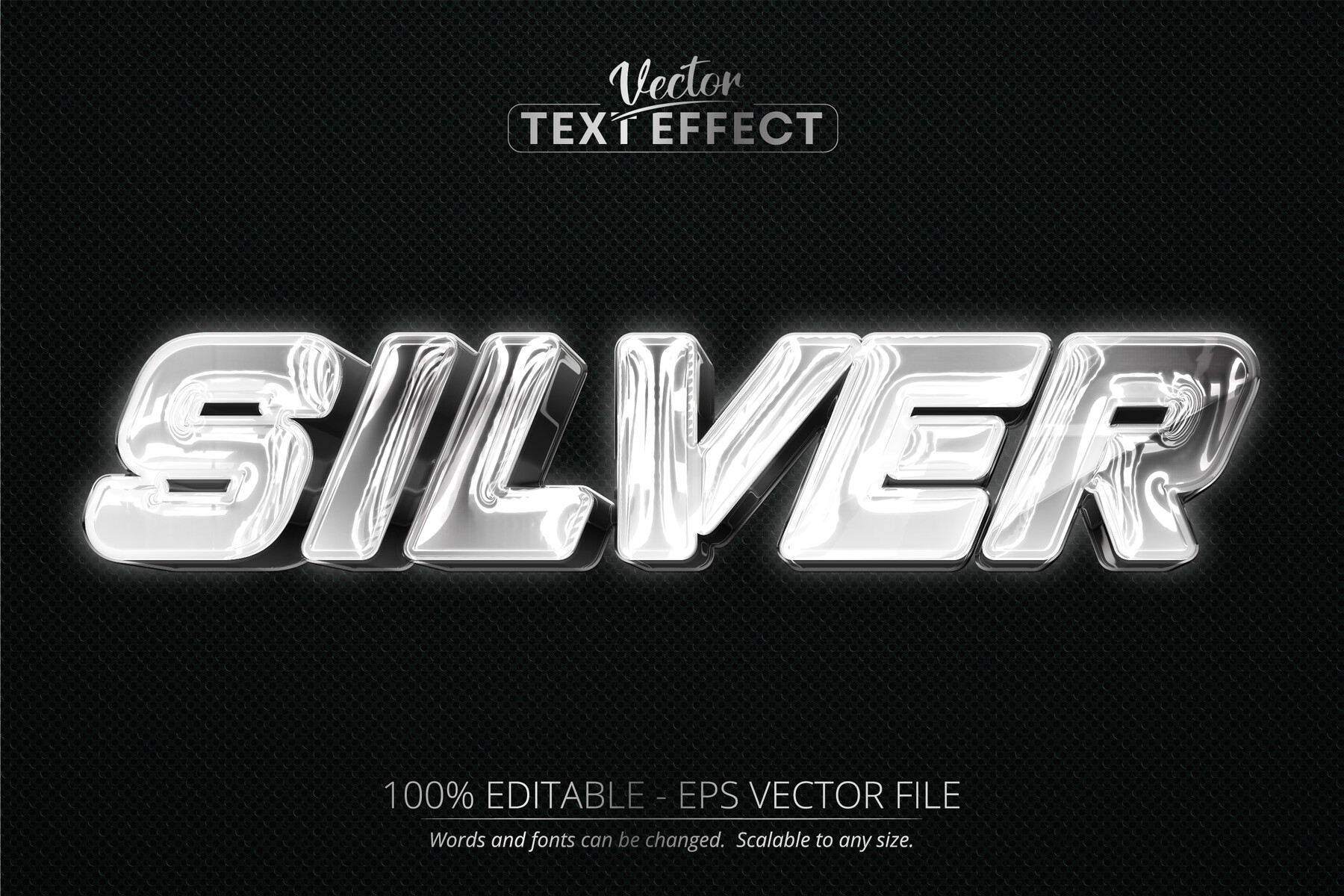 ArtStation - Silver editable text effect, shiny luxury silver color and ... ArtStation - Silver editable text effect, shiny luxury silver color and ...