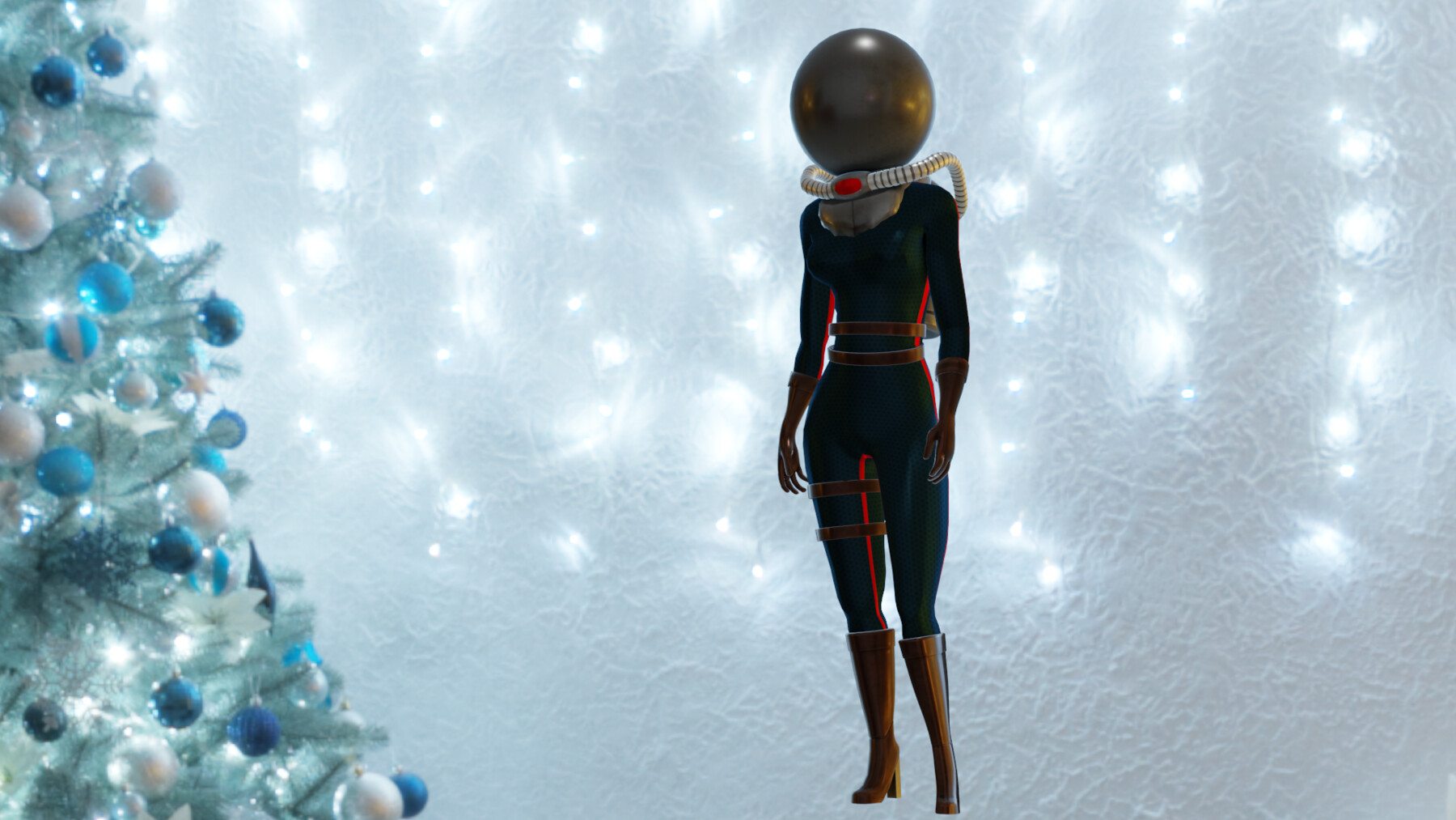 ArtStation - SCI FI GIRL ASTRONAUT GAME READY | Game Assets