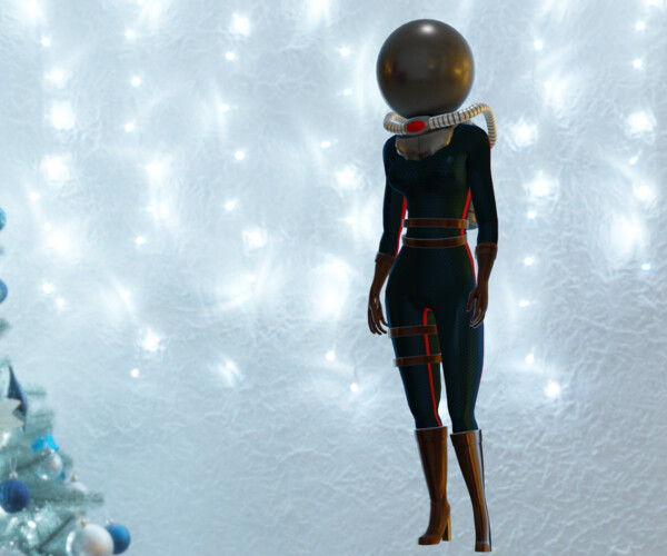 ArtStation - SCI FI GIRL ASTRONAUT GAME READY | Game Assets