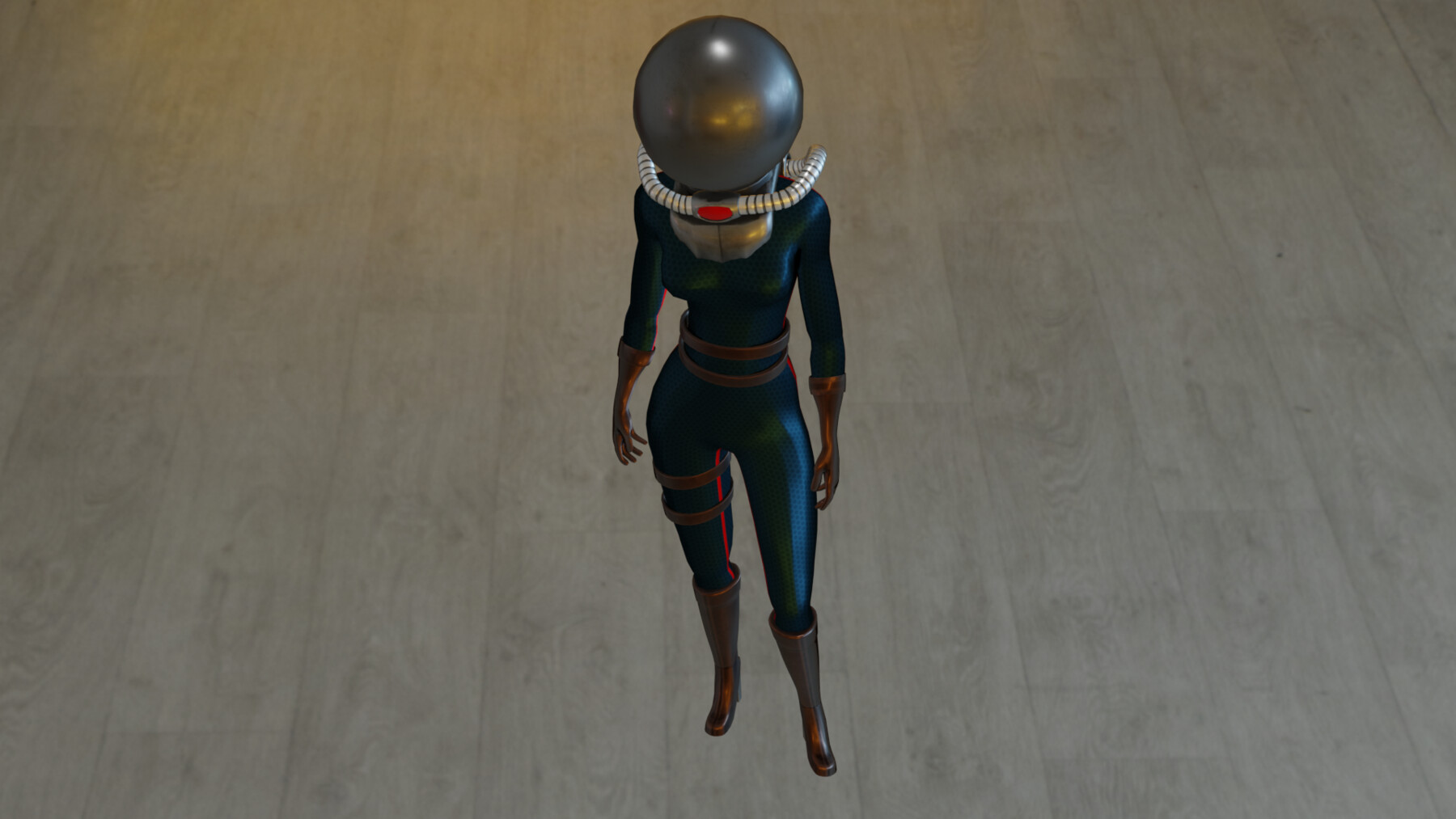 ArtStation - SCI FI GIRL ASTRONAUT GAME READY | Game Assets