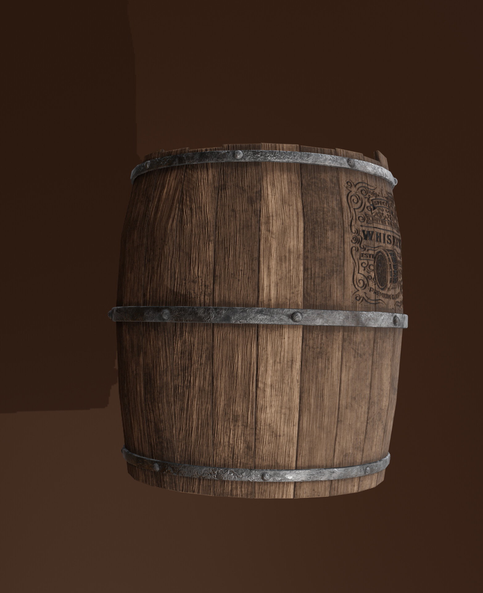 ArtStation - old whiskey barrel asset | Game Assets