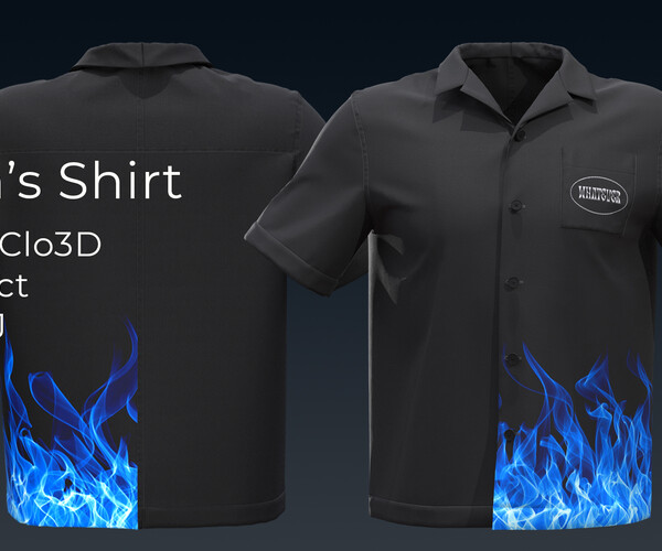ArtStation - Mens Shirt | Game Assets