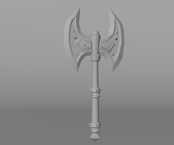 ArtStation - Axe - game ready model Low-poly 3D model | Game Assets