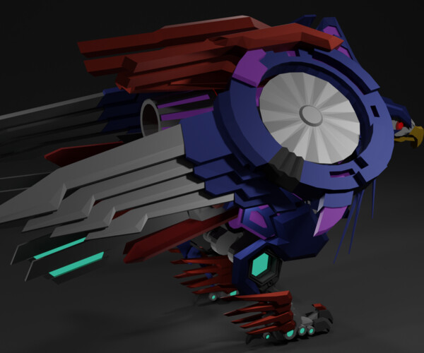 ArtStation - Eagle Robot | Game Assets