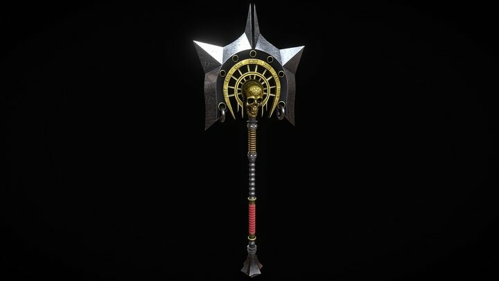 ArtStation - Cursed Battle Axe | Game Assets