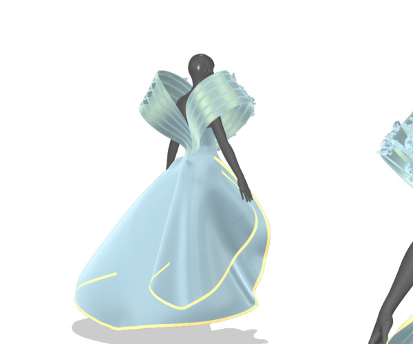 ArtStation - fantasy dress | Game Assets