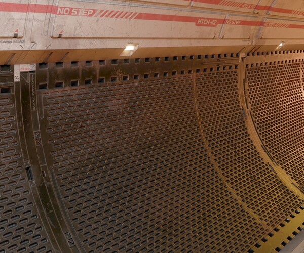 ArtStation - 4 Sci-fi corridor trim sheet textures - [White/Metal/Rust ...