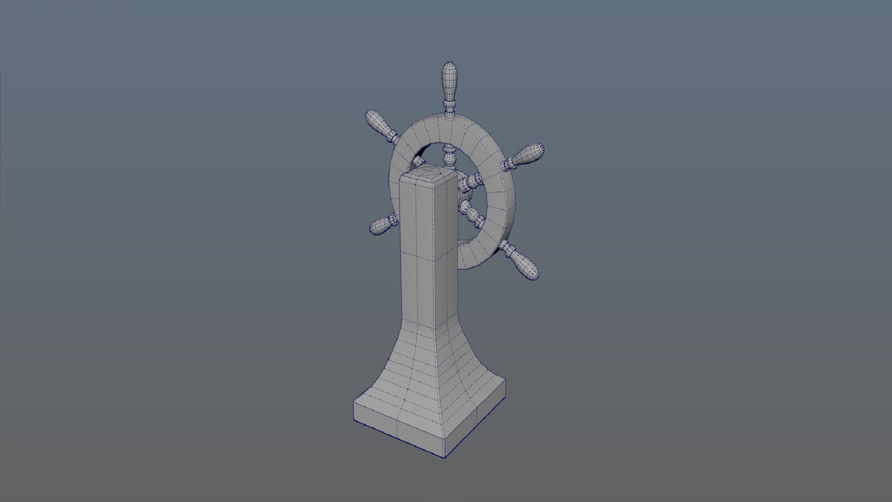 ArtStation - The helm of a sea ship or vessel PBR game ready Low-poly ...