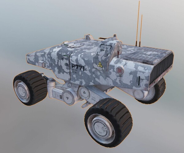 ArtStation - NASA Apollo Launch Scene With Military Vehicle | Game Assets