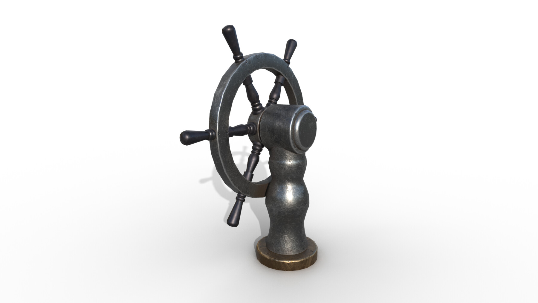 ArtStation - The helm of a sea ship or vessel PBR game ready Low-poly ...