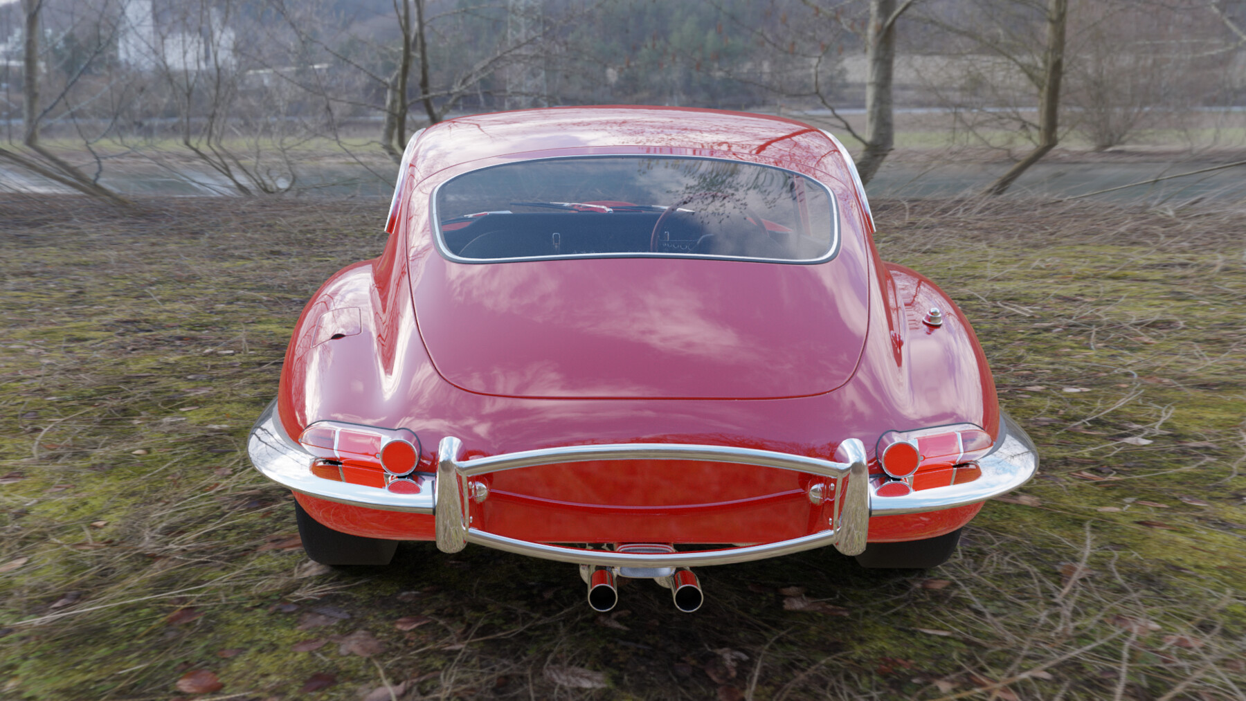 ArtStation - Jaguar E-type S1 with Engine Sounds | Game Assets