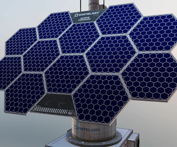 ArtStation - Space Craft Solar Panels Mars Colony Spaceship Collection ...