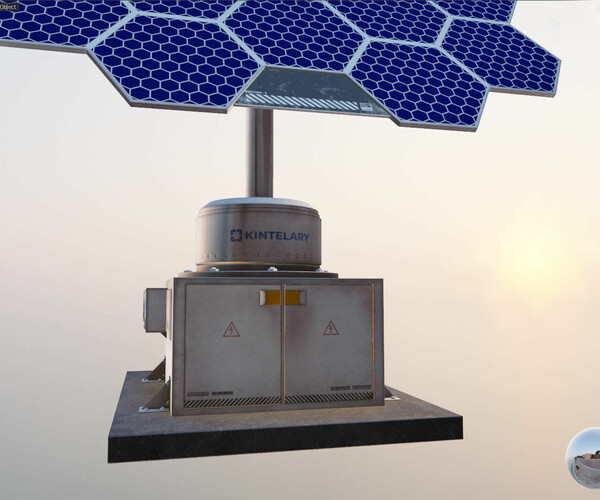 ArtStation - Space Craft Solar Panels Mars Colony Spaceship Collection ...