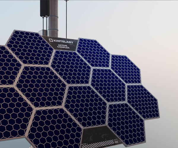 ArtStation - Space Craft Solar Panels Mars Colony Spaceship Collection ...