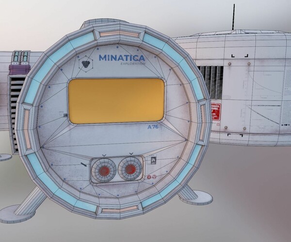 ArtStation - Space Craft Solar Panels Mars Colony Spaceship Collection ...