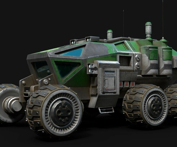 ArtStation - Space Craft Solar Panels Mars Colony Spaceship Collection ...