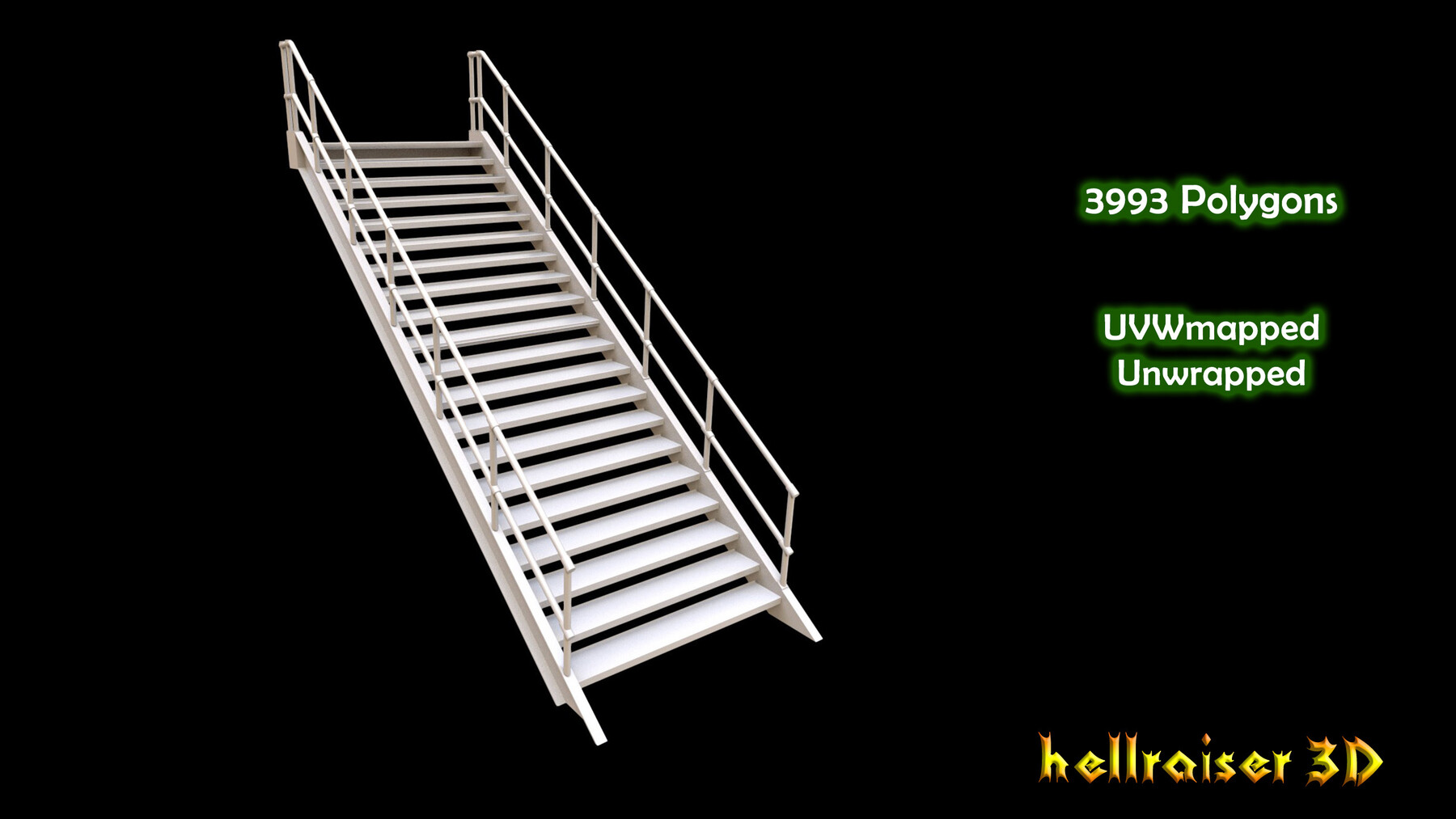 ArtStation - Metal Stairs | Game Assets