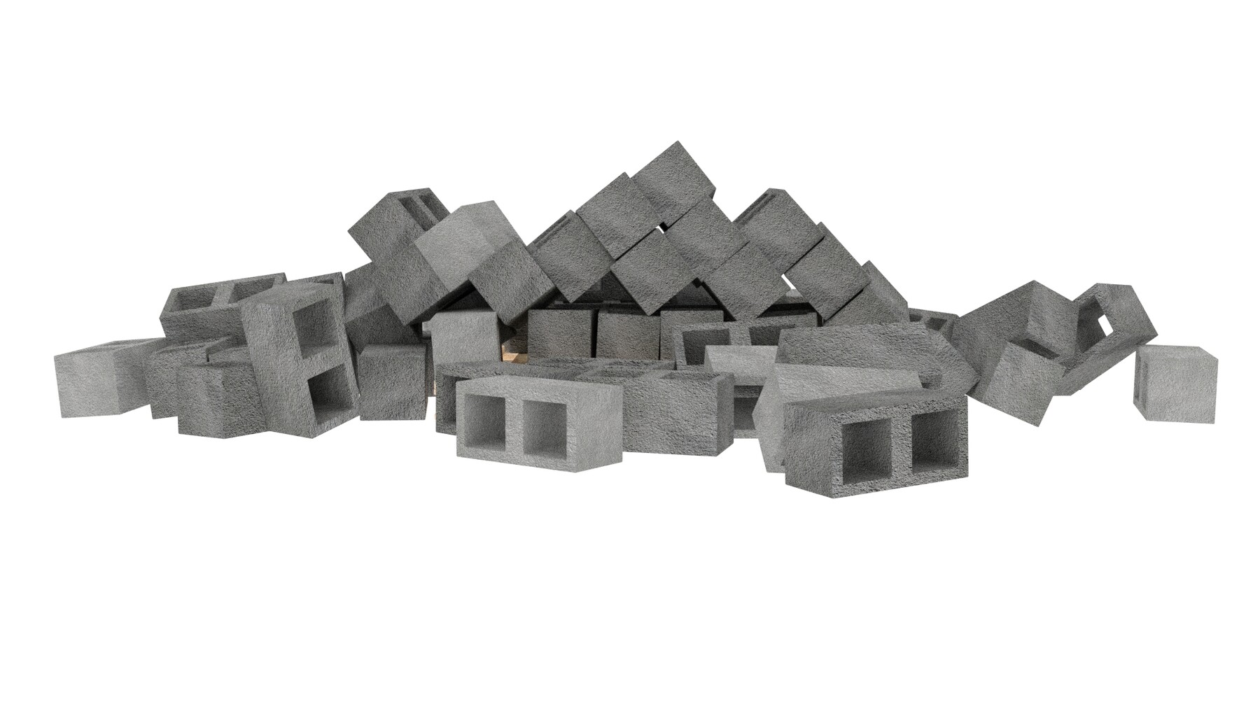 ArtStation - Concrete blocks pallet pile 1 | Game Assets