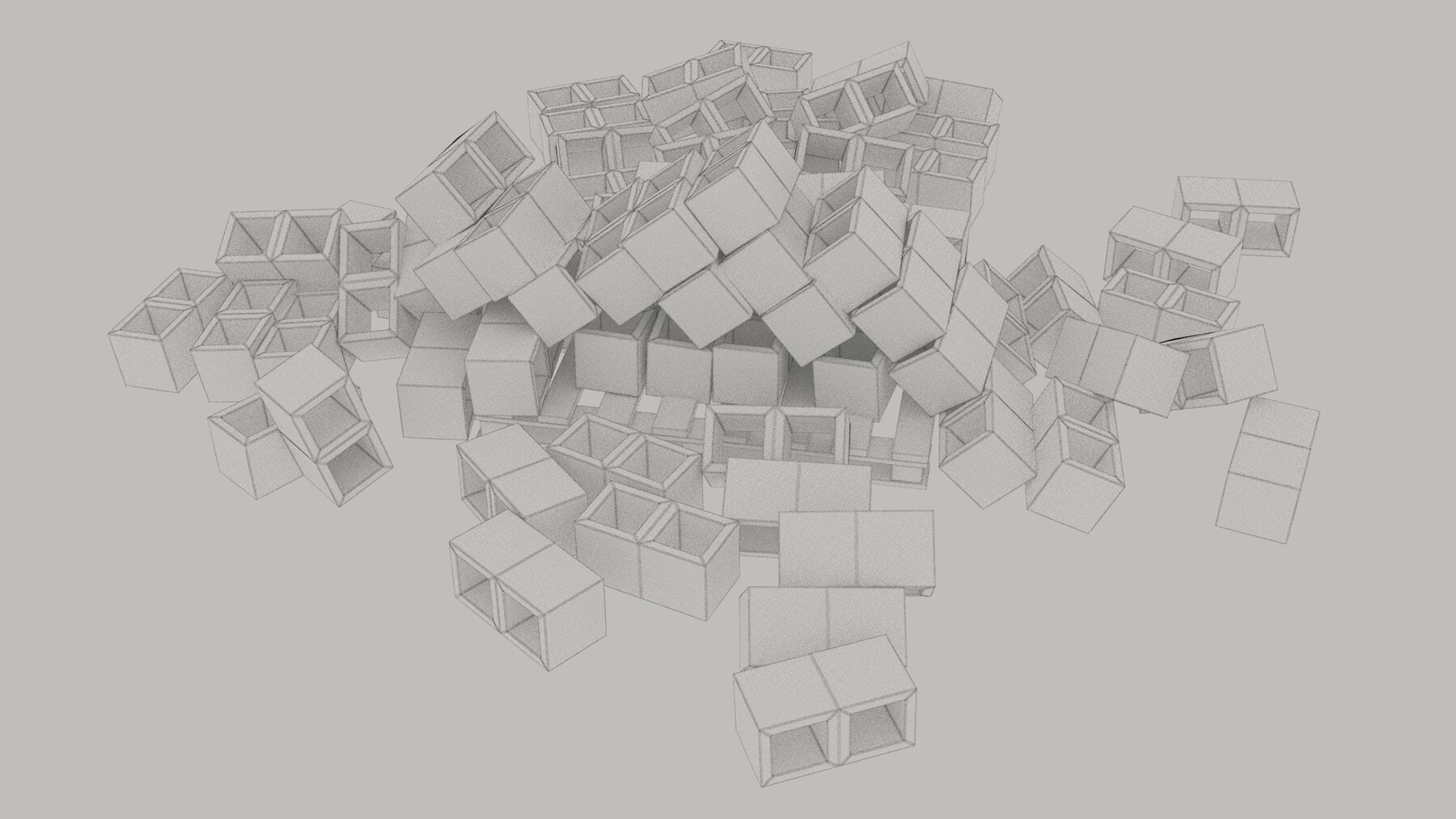 ArtStation - Concrete blocks pallet pile 1 | Game Assets