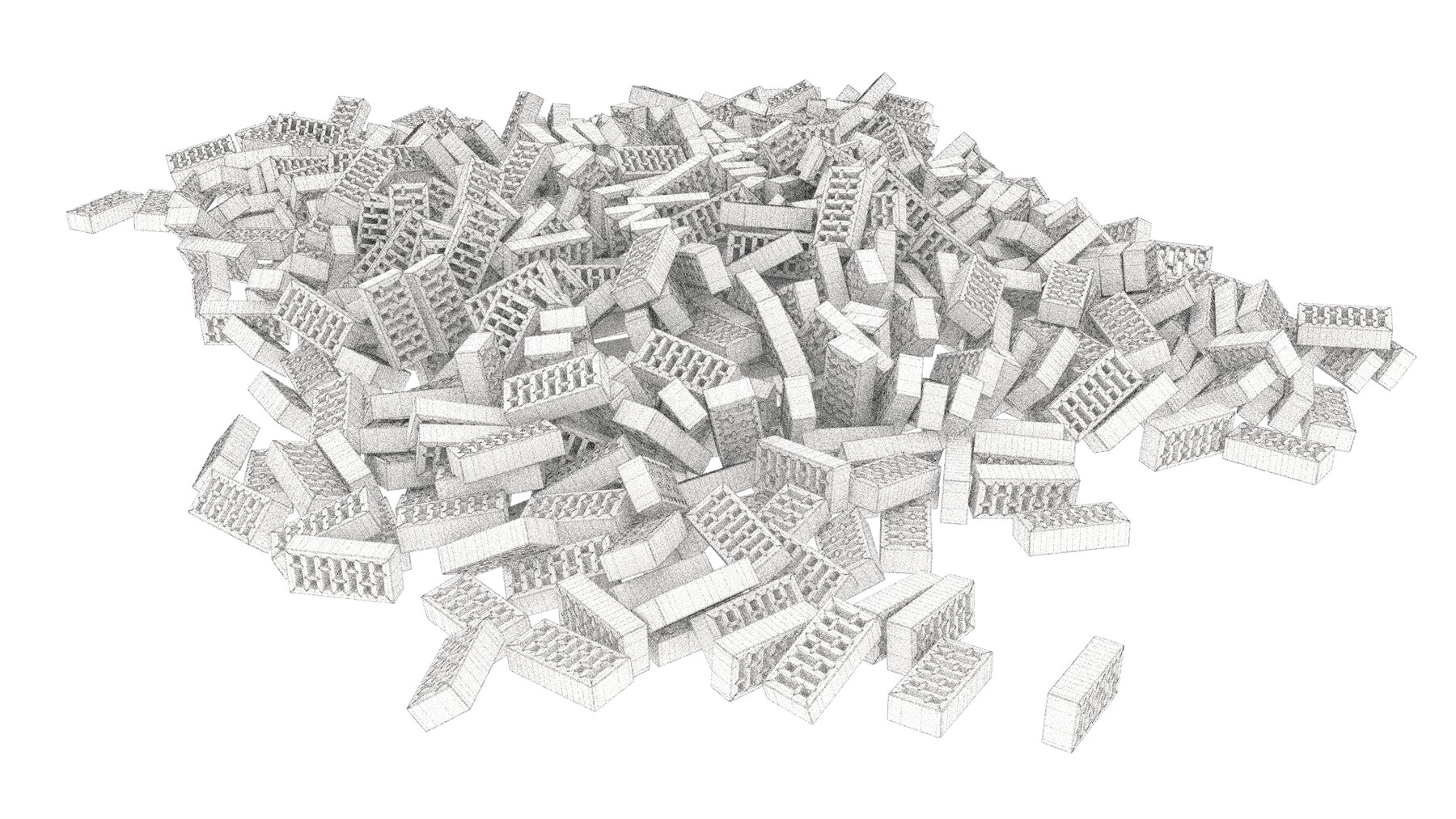 ArtStation - bricks pallet pile 1 | Game Assets