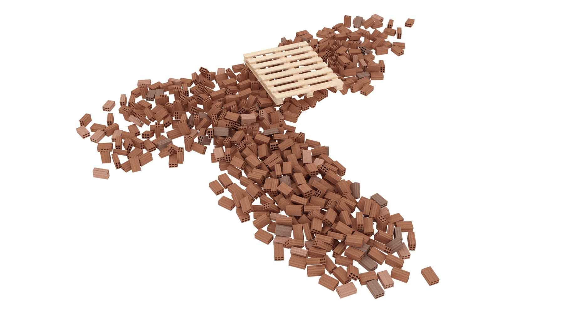 ArtStation - bricks pallet pile 2 | Game Assets