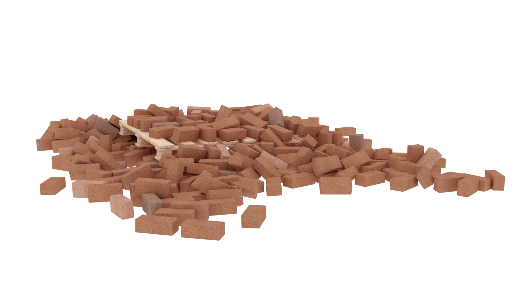 ArtStation - bricks pallet pile 3 | Game Assets