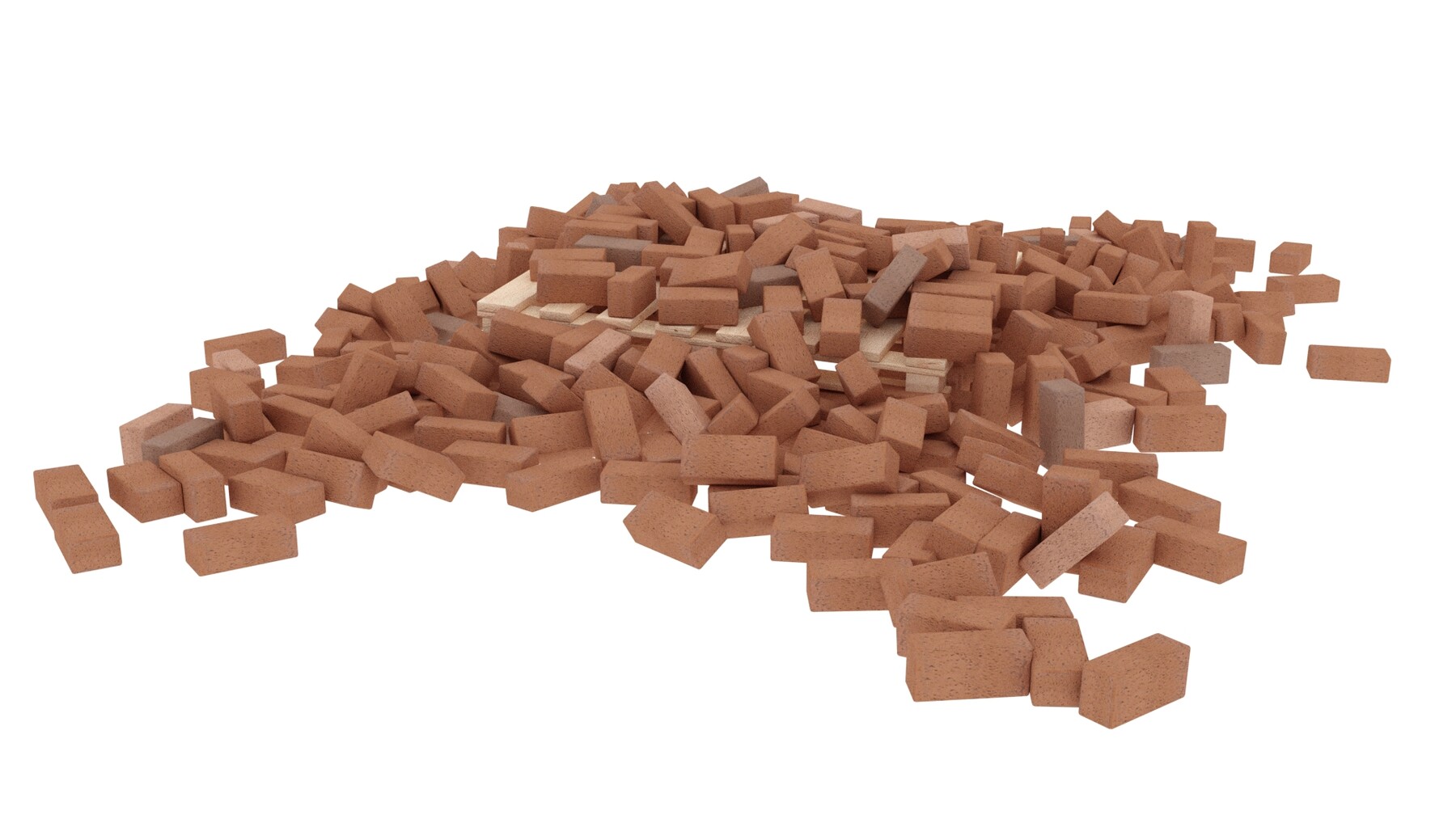 ArtStation - bricks pallet pile 3 | Game Assets