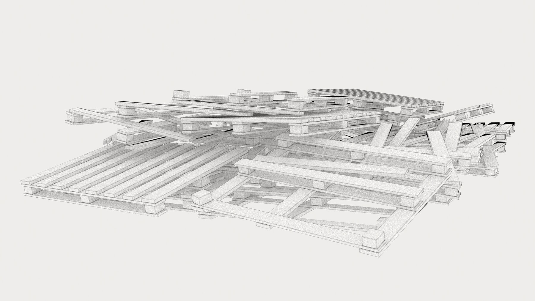 ArtStation - pallets pile 2 | Game Assets