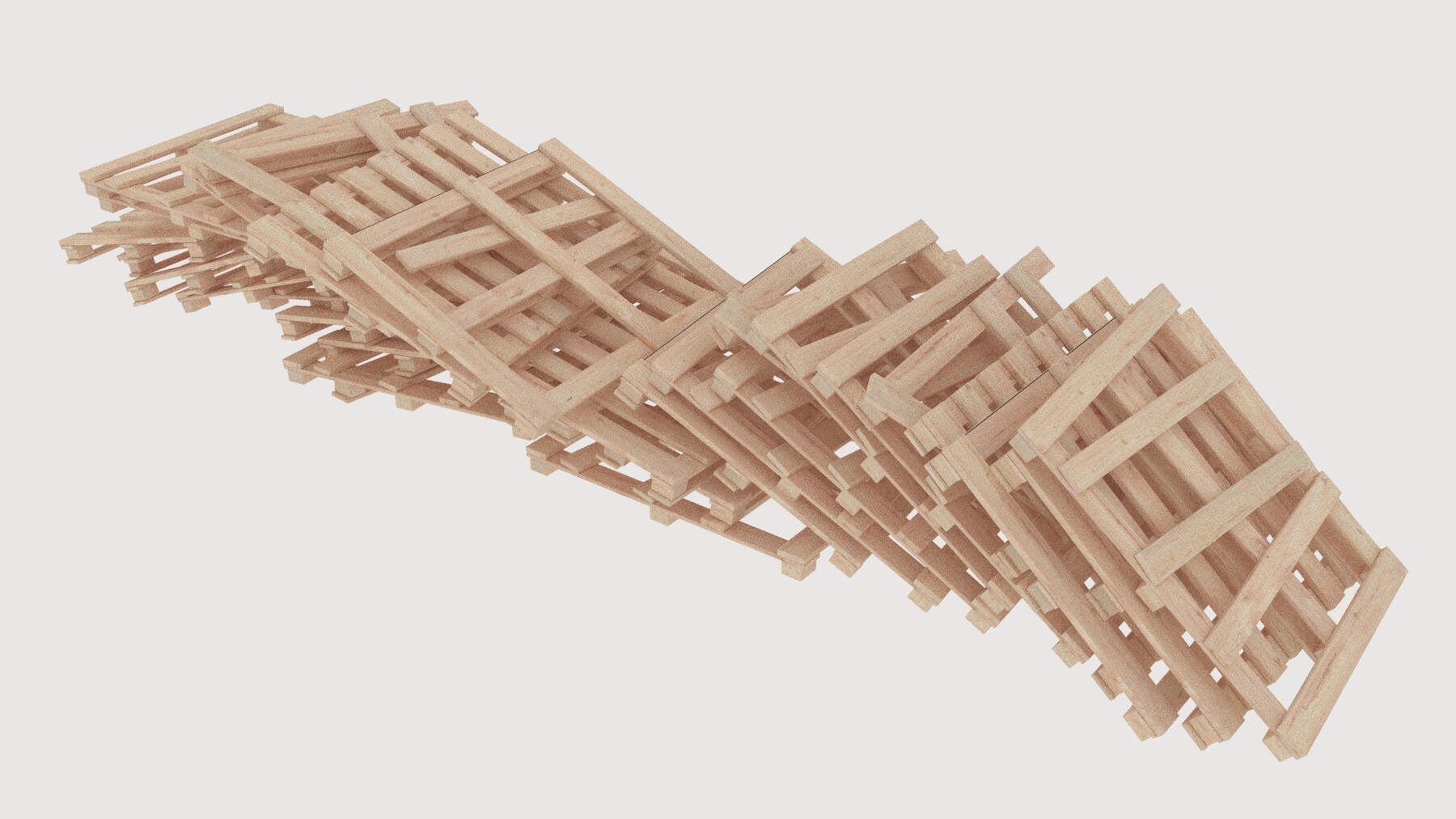 ArtStation - pallets pile 5 | Game Assets