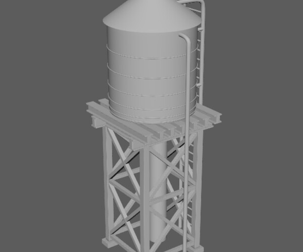 ArtStation - reservoir 3d _model_ PBR | Game Assets