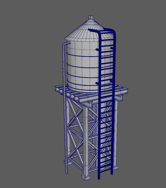ArtStation - reservoir 3d _model_ PBR | Game Assets