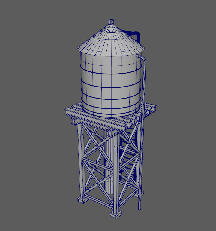 ArtStation - reservoir 3d _model_ PBR | Game Assets