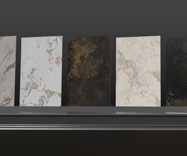 ArtStation - 30 Marble Materials (SBSAR, 4K PBR Texture) - Environment ...