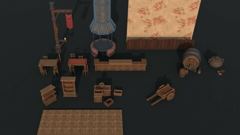 ArtStation - Stylized Tavern Props | Game Assets