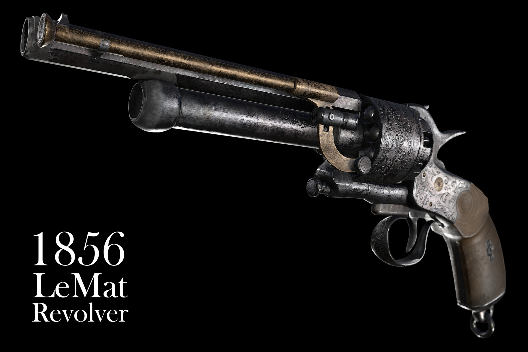 Joseph Burt - LeMat Revolver