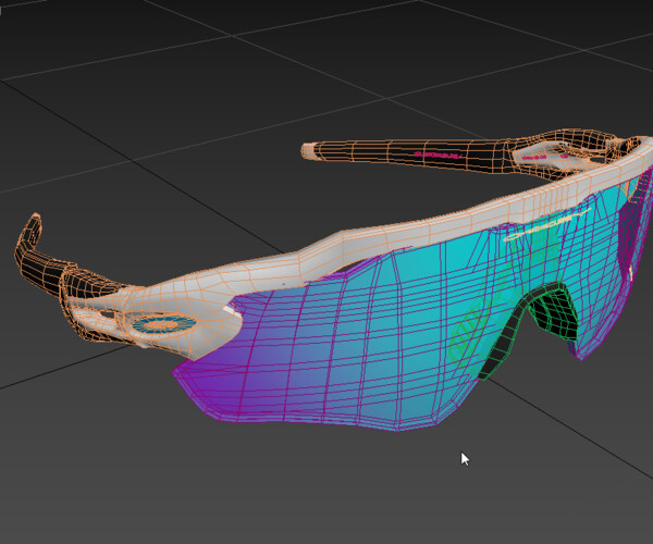 ArtStation - Oakley Radar EV Path Prizm Sapphire Lenses Polished White ...