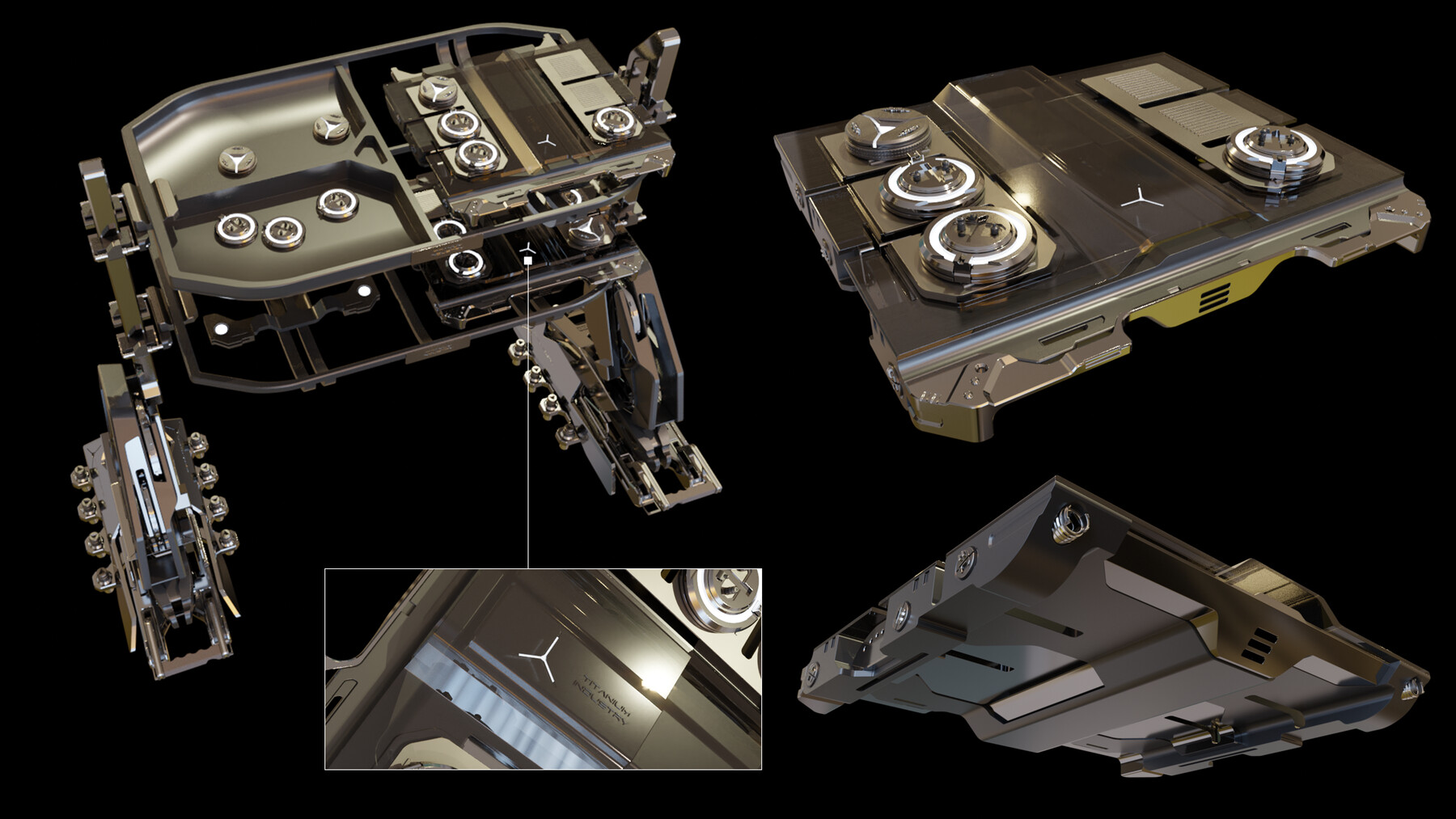 ArtStation - Sci-Fi Computer Station | Resources