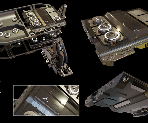 ArtStation - Sci-Fi Computer Station | Resources