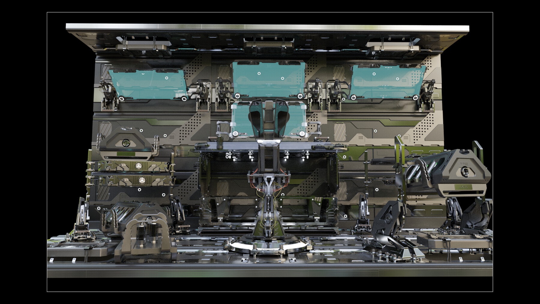 Artstation Sci Fi Computer Station Resources