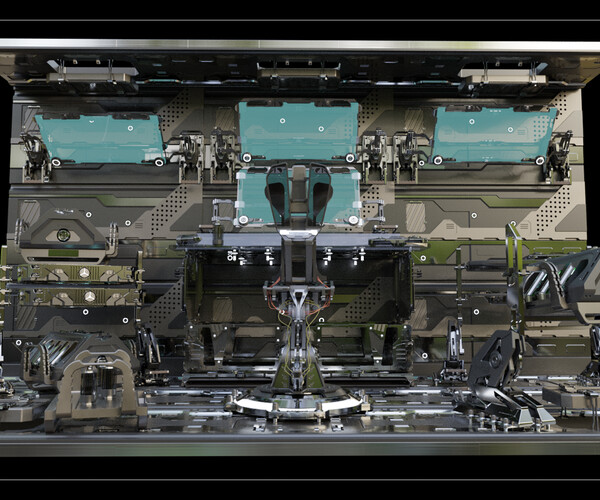 ArtStation - Sci-Fi Computer Station | Resources