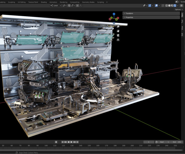 ArtStation - Sci-Fi Computer Station | Resources