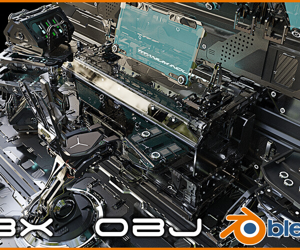 Artstation Sci Fi Computer Station Resources