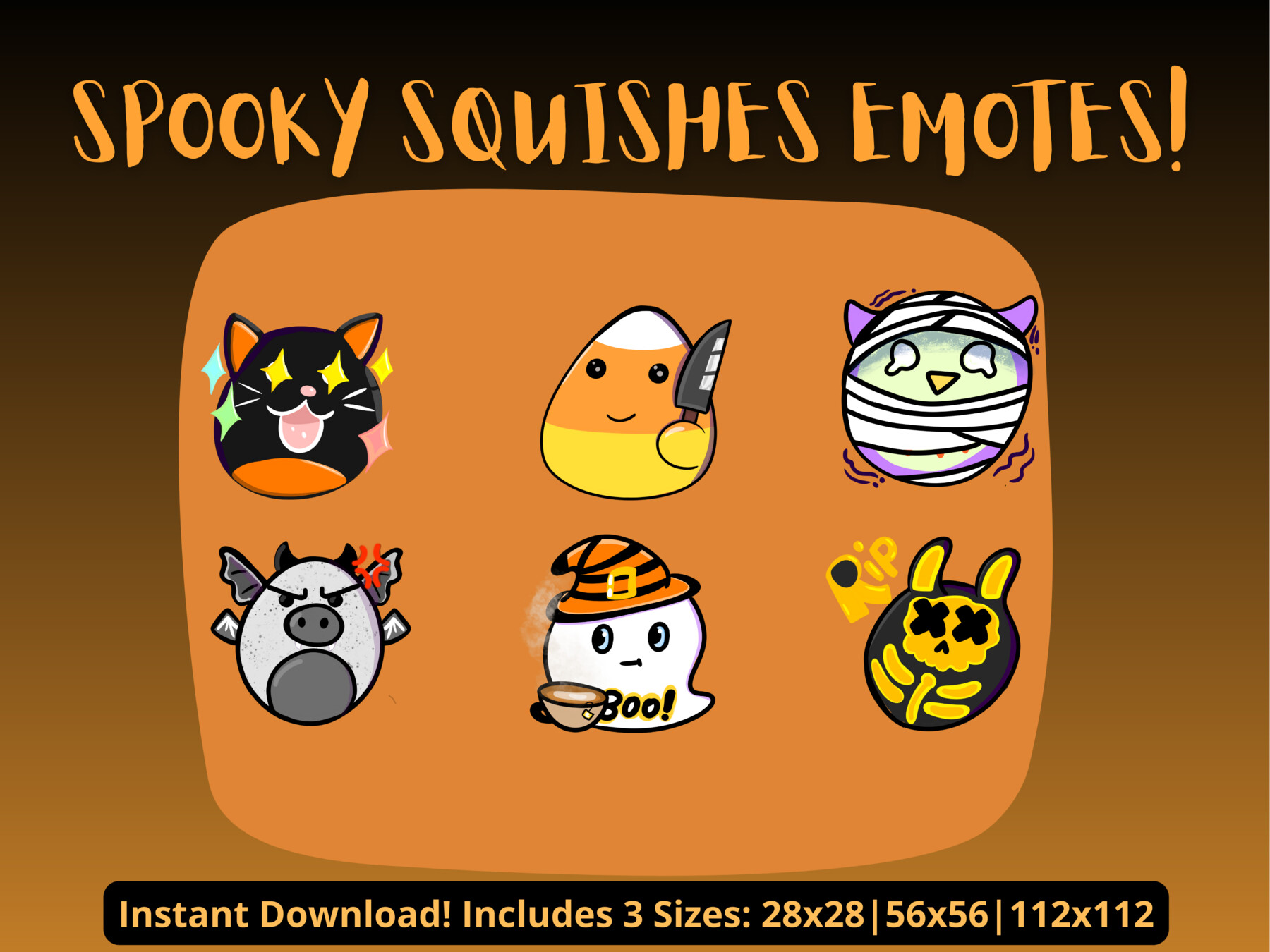 ArtStation - SquishMellow Emote Pack | Artworks