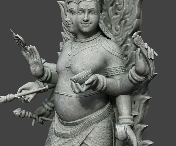 ArtStation - Hindu God Statue 16K HD Texture - 220826 | Game Assets