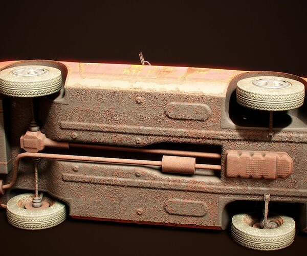 ArtStation - set of classic coupe PBR car with interior in 9 color ...