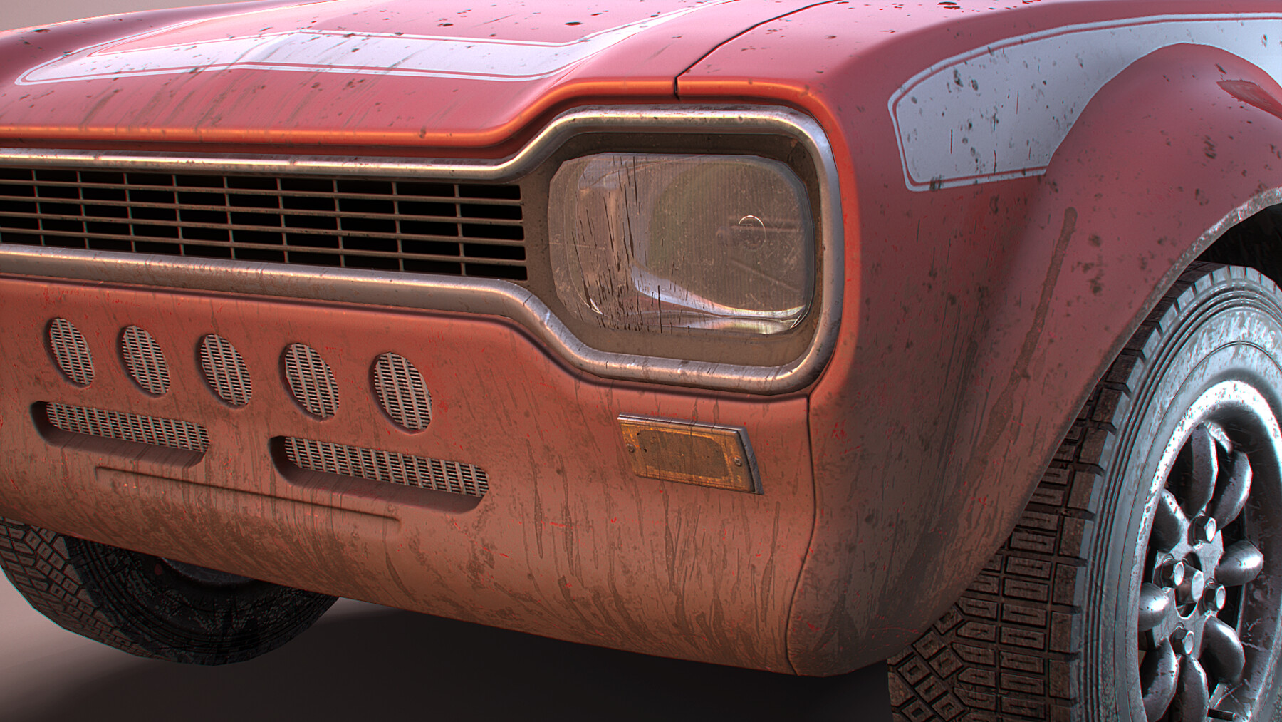 ArtStation - set of Retro derby PBR car with interior in 9 color ...