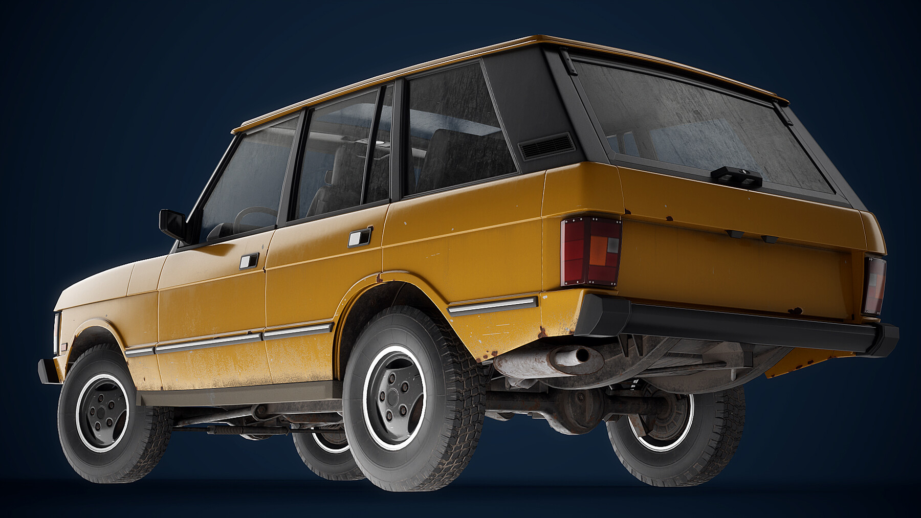ArtStation - set of rangerover PBR car with interior in 9 color ...