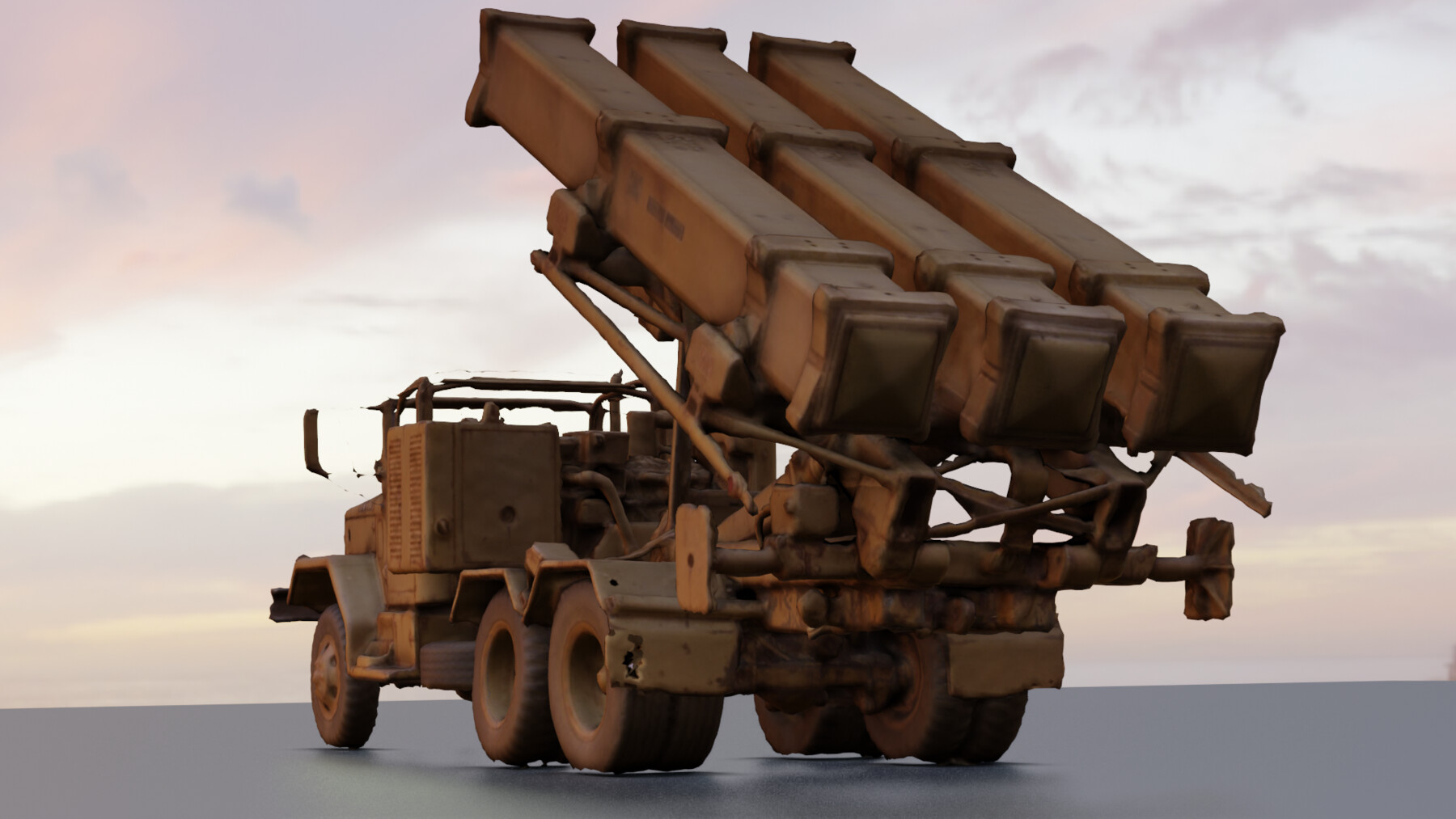 ArtStation - MILITARY TRUCK GAME READY 3D MODEL | Game Assets